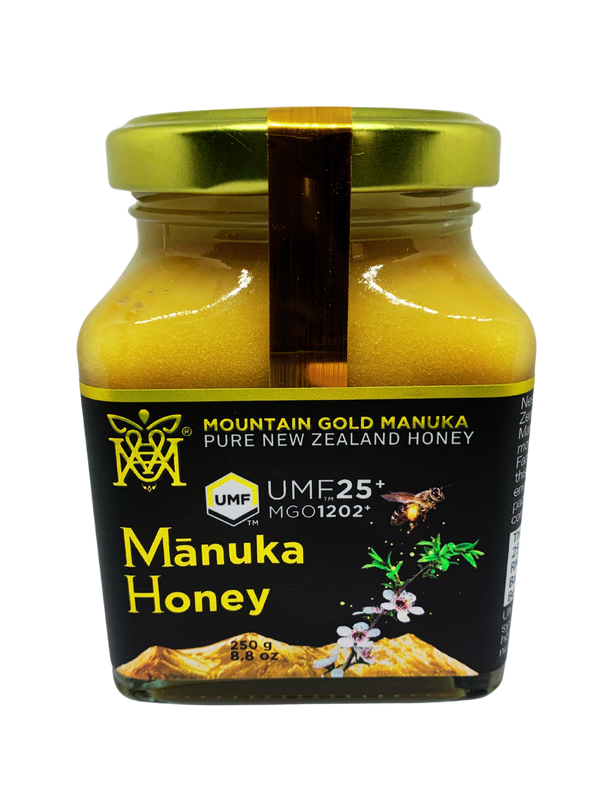 Manuka Honey UMF25+ MGO1202+ | 100% Native NZ Honey | Mountain Gold ...